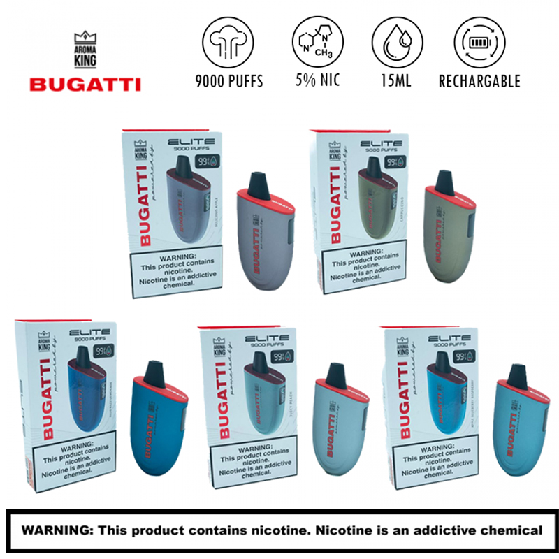 Bugatti Elite 9000Puffs 10ct